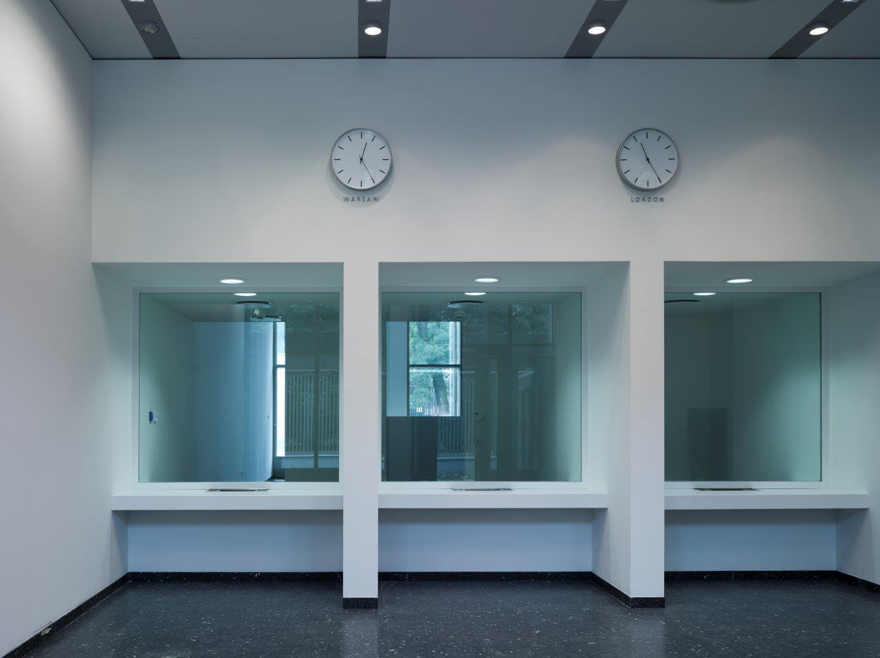 High security glass partition for interiors